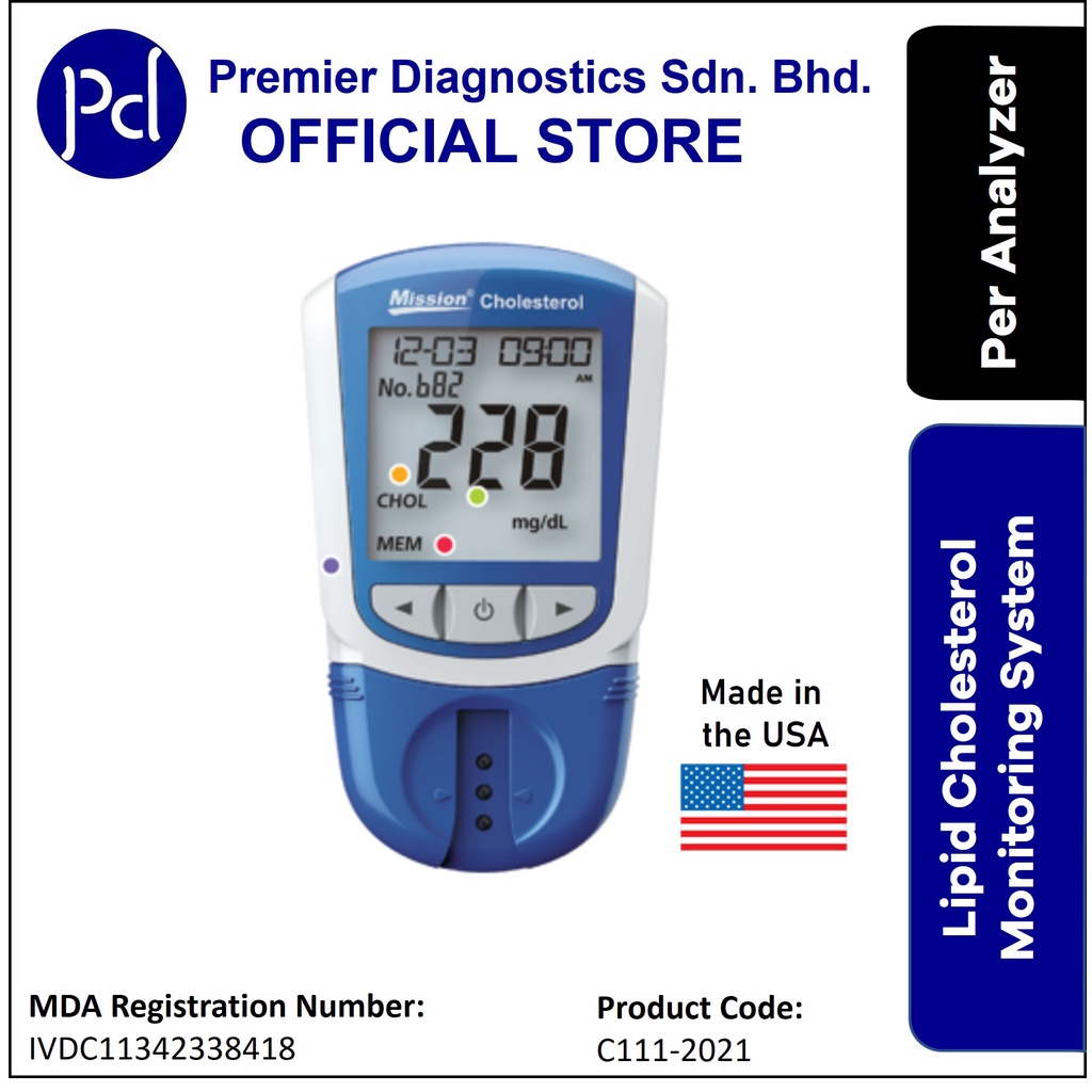 ACON Mission Cholesterol Monitoring System | Shopee Malaysia