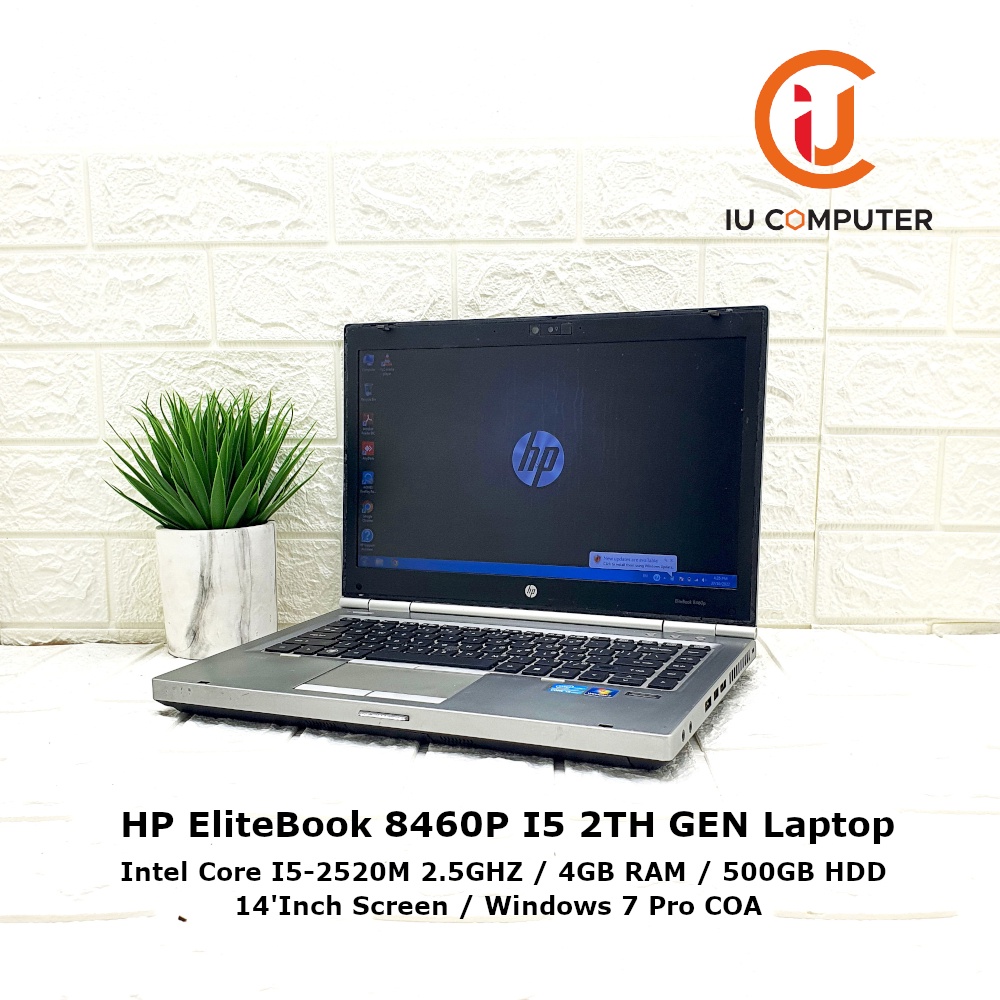 HP ELITEBOOK 8460P INTEL CORE I5-2520M 4GB RAM 500GB HDD USED LAPTOP ...