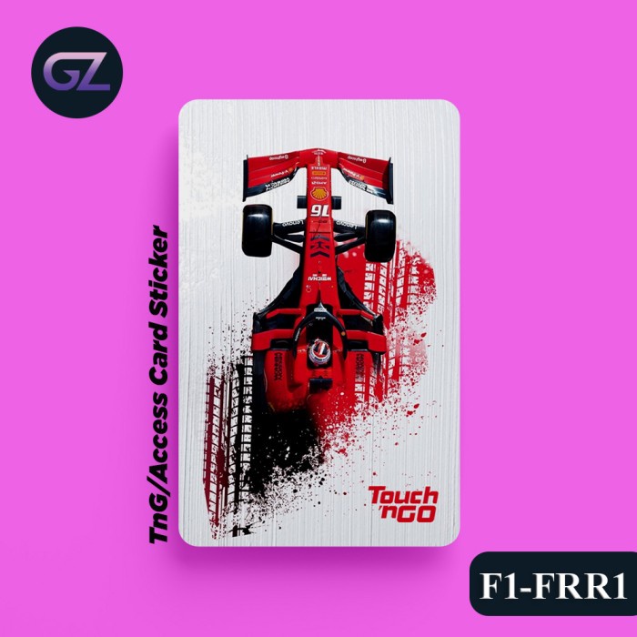 F1 FERRARI - Access Card and Touch N Go Sticker (Waterproof, High ...