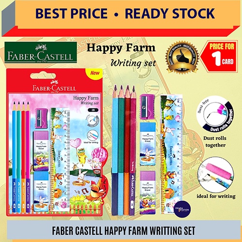 Faber-Castell Happy Farm Writing Set / School Set / Writing Set ...