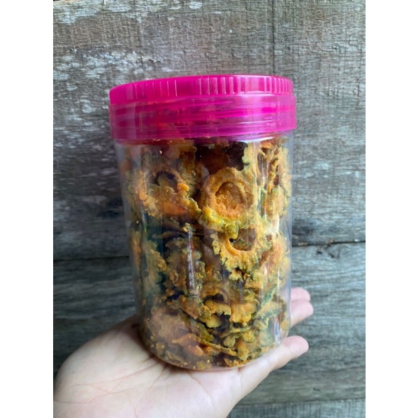 Peria Goreng Crispy | Crispy Fried Bitter Gourd | Peria Rangup ...