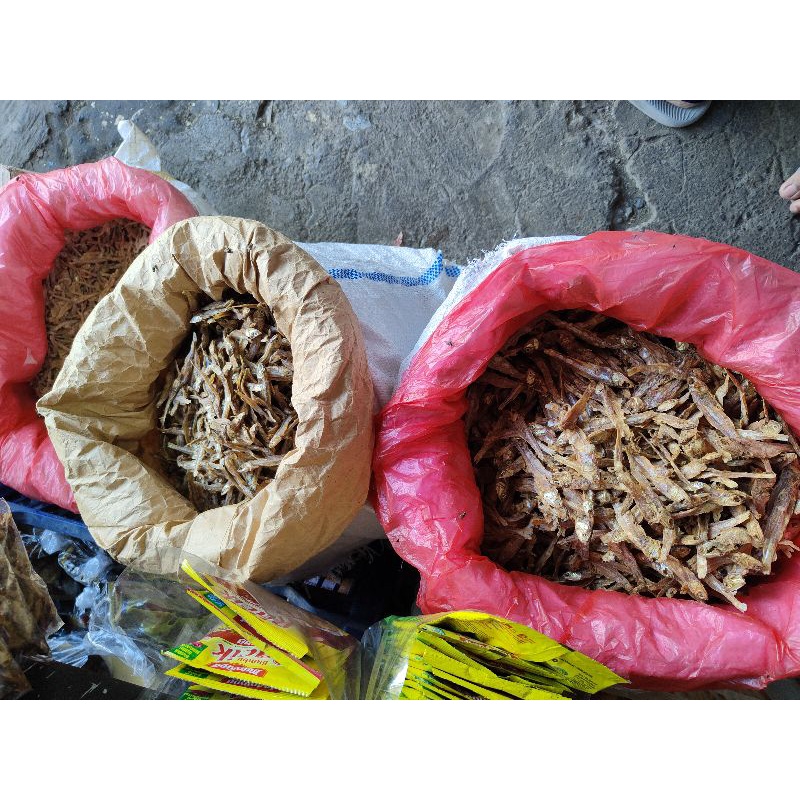 PUTIH Dried Anchovy Dry Rice Big Responsibility Small Anchovy Princess ...