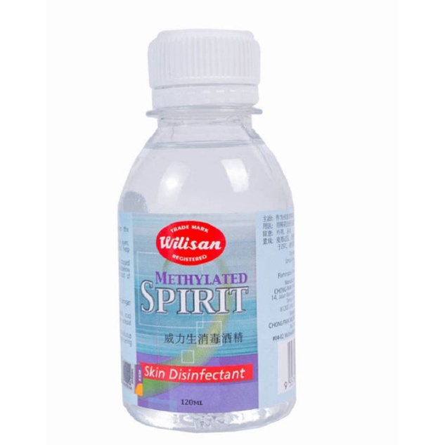 Wilisan Methylated Spirit Skin Disinfectant 120ml | Shopee Malaysia
