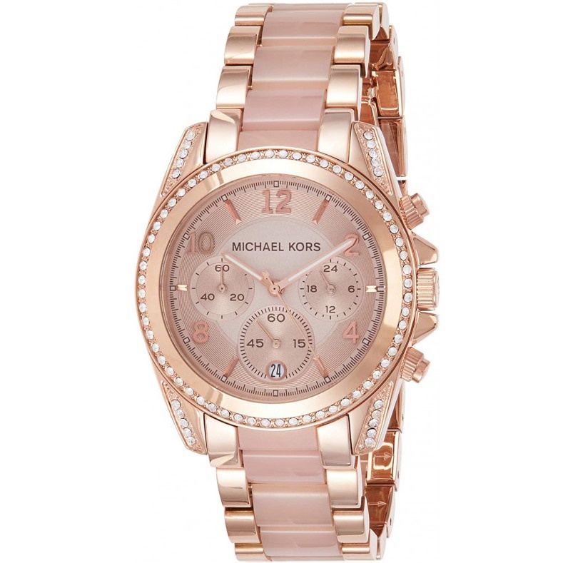 Authentic Michael Kors Ladies' Blair Chronograph Watch MK5943 Jam ...