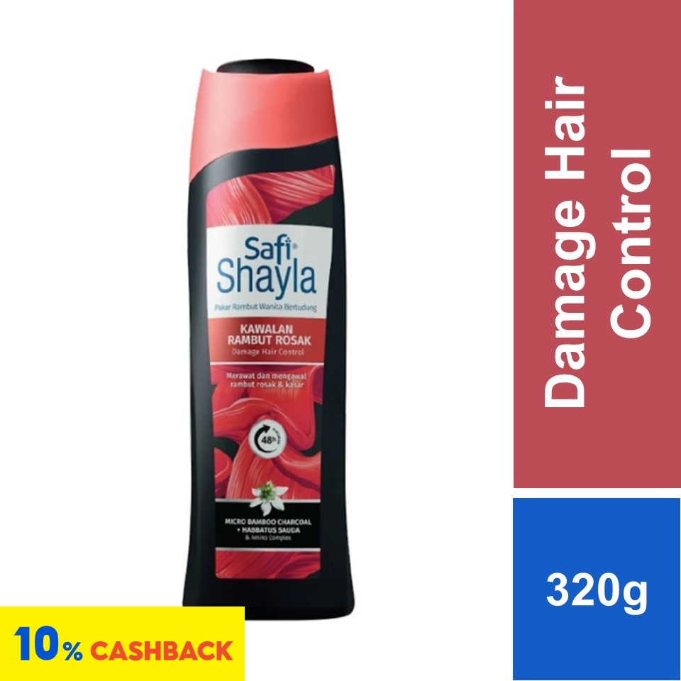 SAFI Shayla Shampoo Damaged Hair Control (320g) | Shopee Malaysia