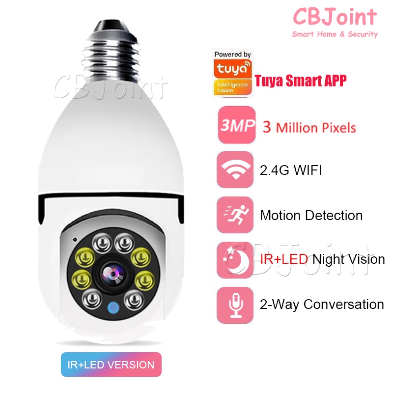Tuya CCTV Wireless Outdoor WIFI CCTV Bulb CCTV CCTV Wireless CCTV ...