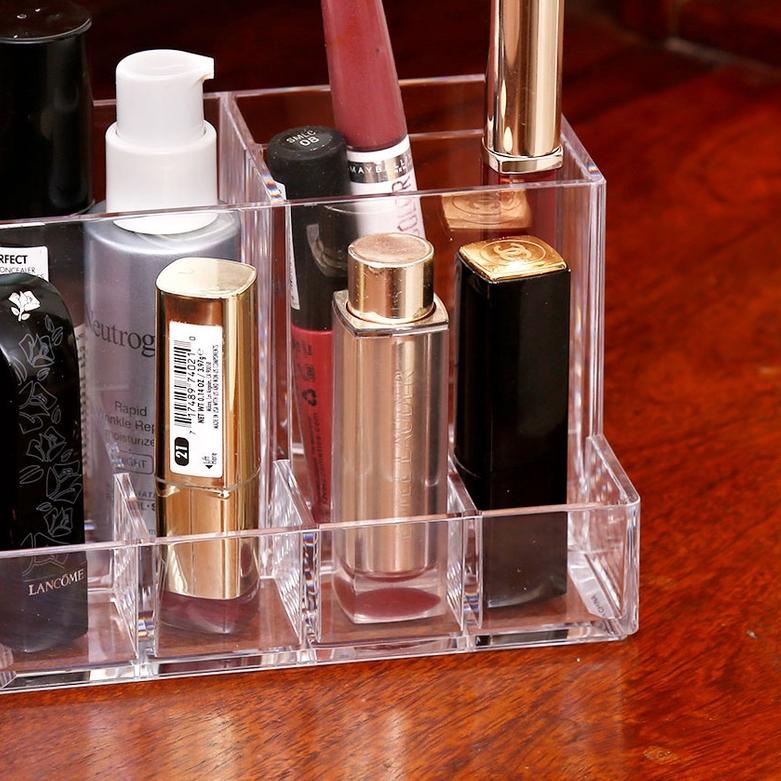 Miniso Acrylic Lipstick Storage Rack Box Standing Cosmetic Storage ...