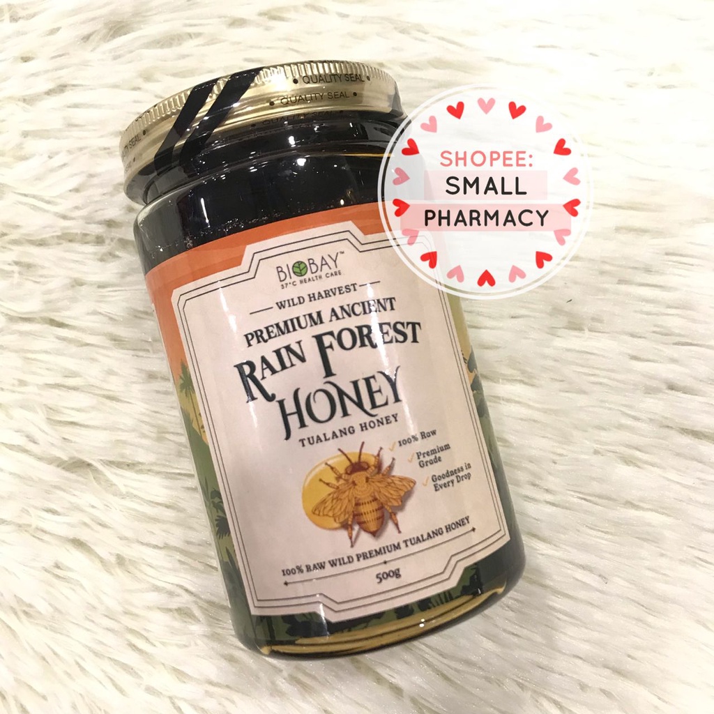 [+ FREEGIFT] BIOBAY Wild Harvest Premium Ancient Rainforest Honey 100% Raw Wild Premium Tualang ...