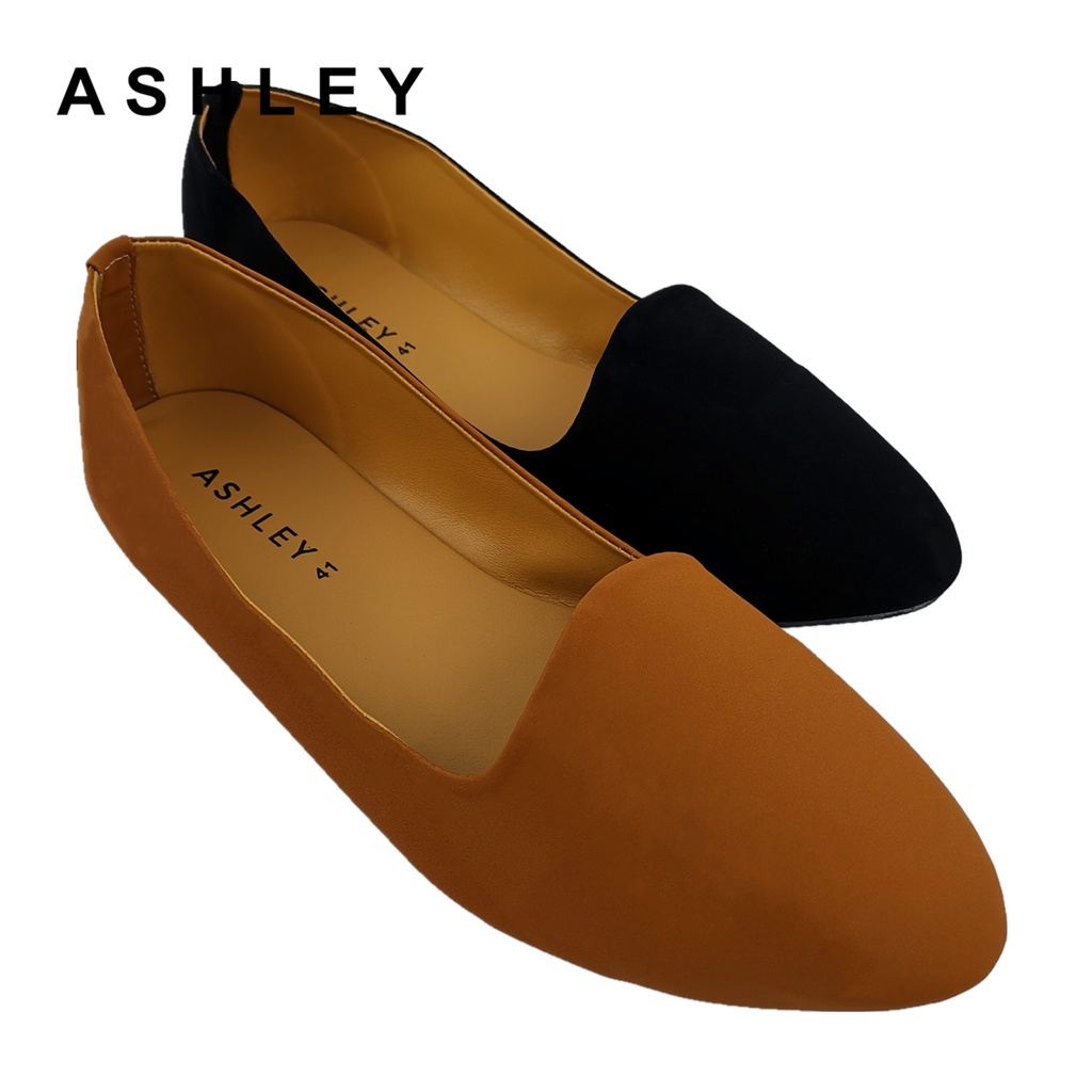 ASHLEY Shoes Women Plus Size Casual Ladies Flat Slip-ons Comfortable ...