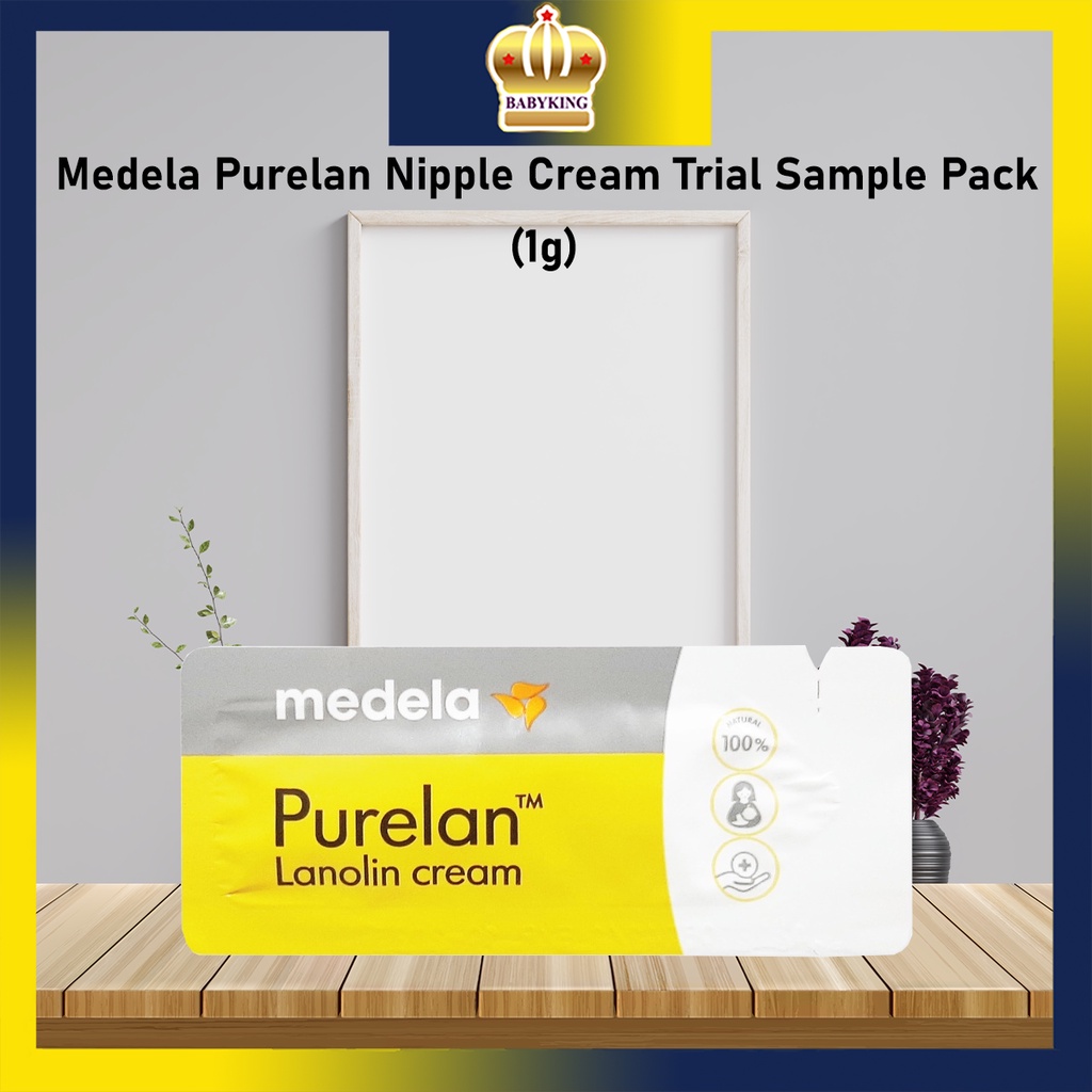 Original Medela Purelan Lanolin Nipple Cream Sample Trial Pack (1g ...
