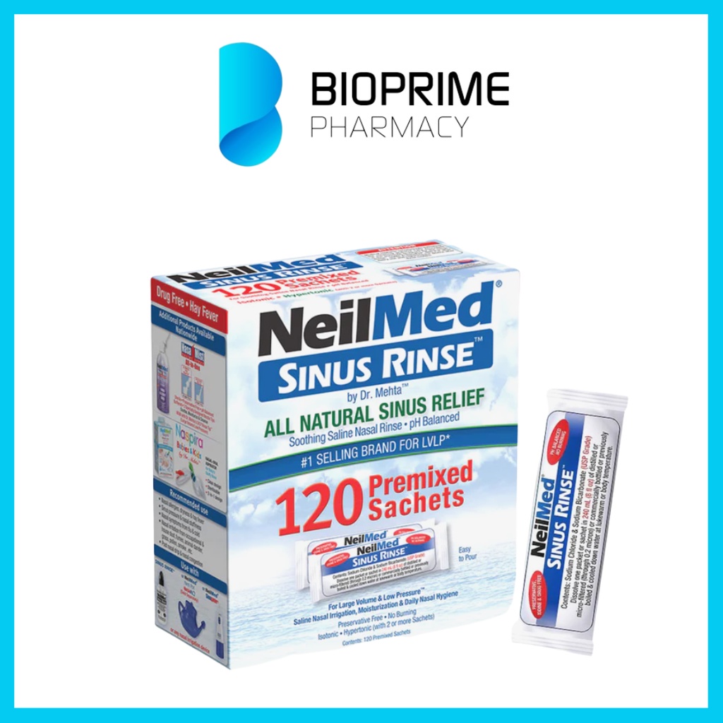 Neilmed sinus rinse adult 60sachet / 120 sachet | Shopee Malaysia