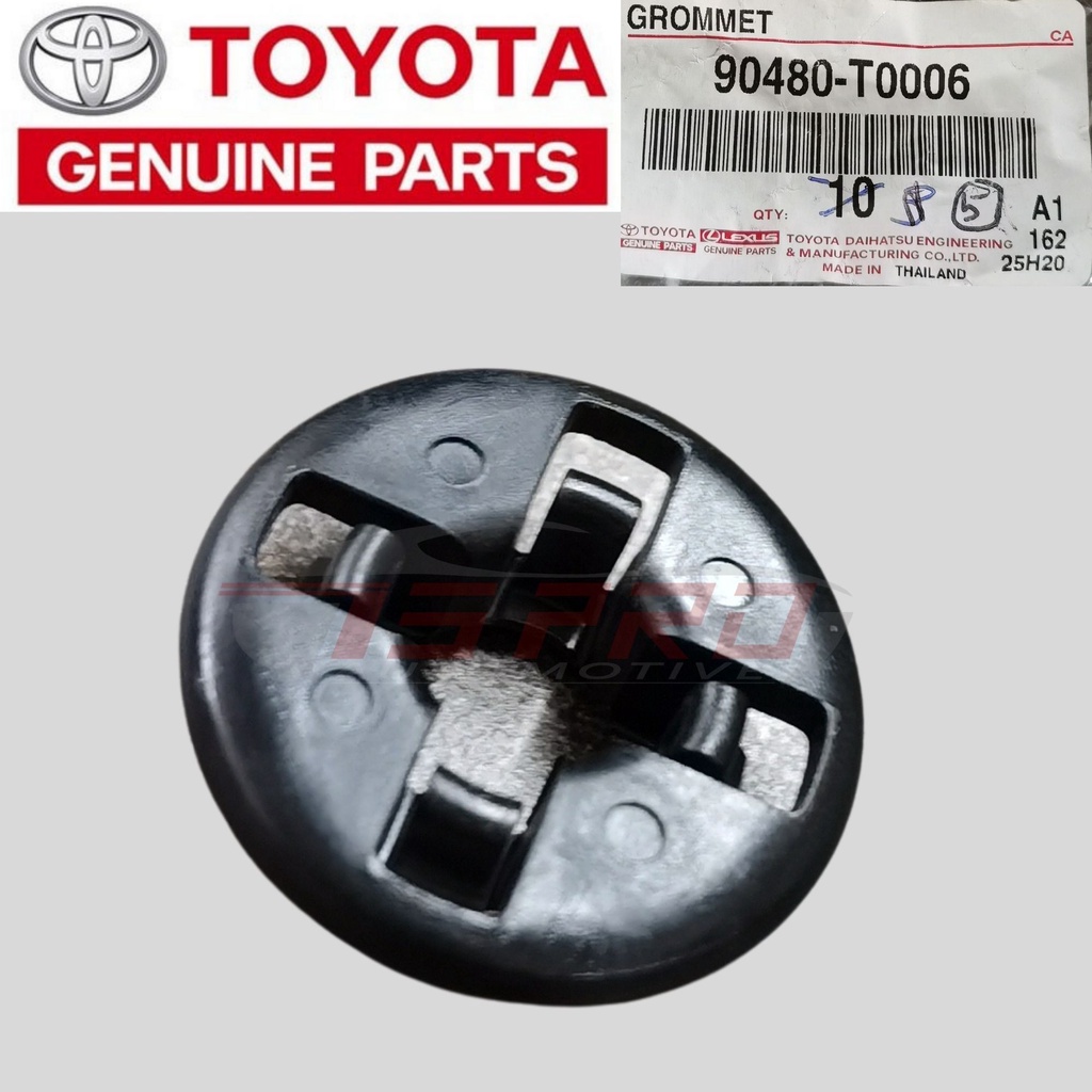 Toyota Genuine Bonnet Grommet Bonnet Stand Tail Holder Clip 90480-T0006 ...
