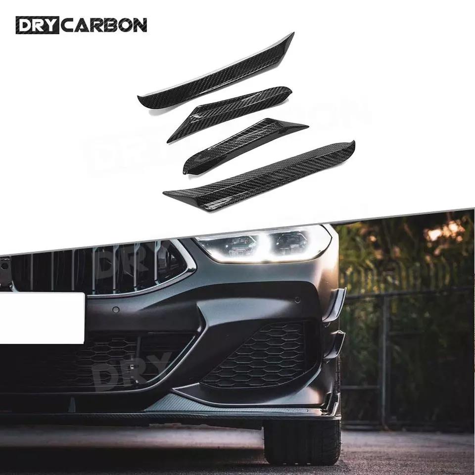 For BMW 8 Series 840i G14 G15 G16 2019+Dry Carbon Front Bumper Side Air ...