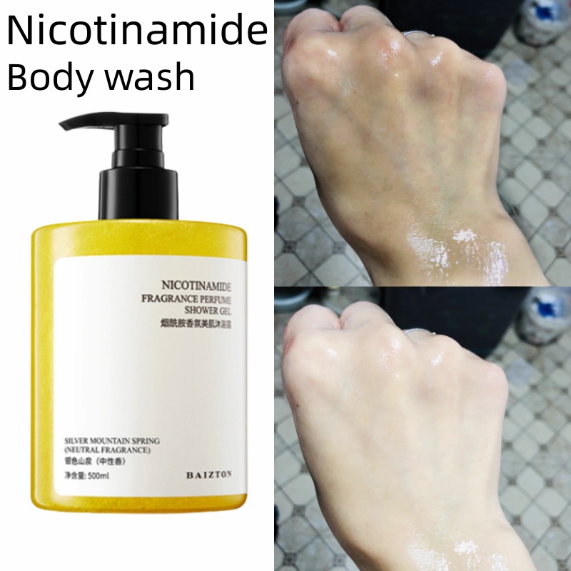 Whitening Body Wash bleaching skin whitening Niacinamide body wash ...