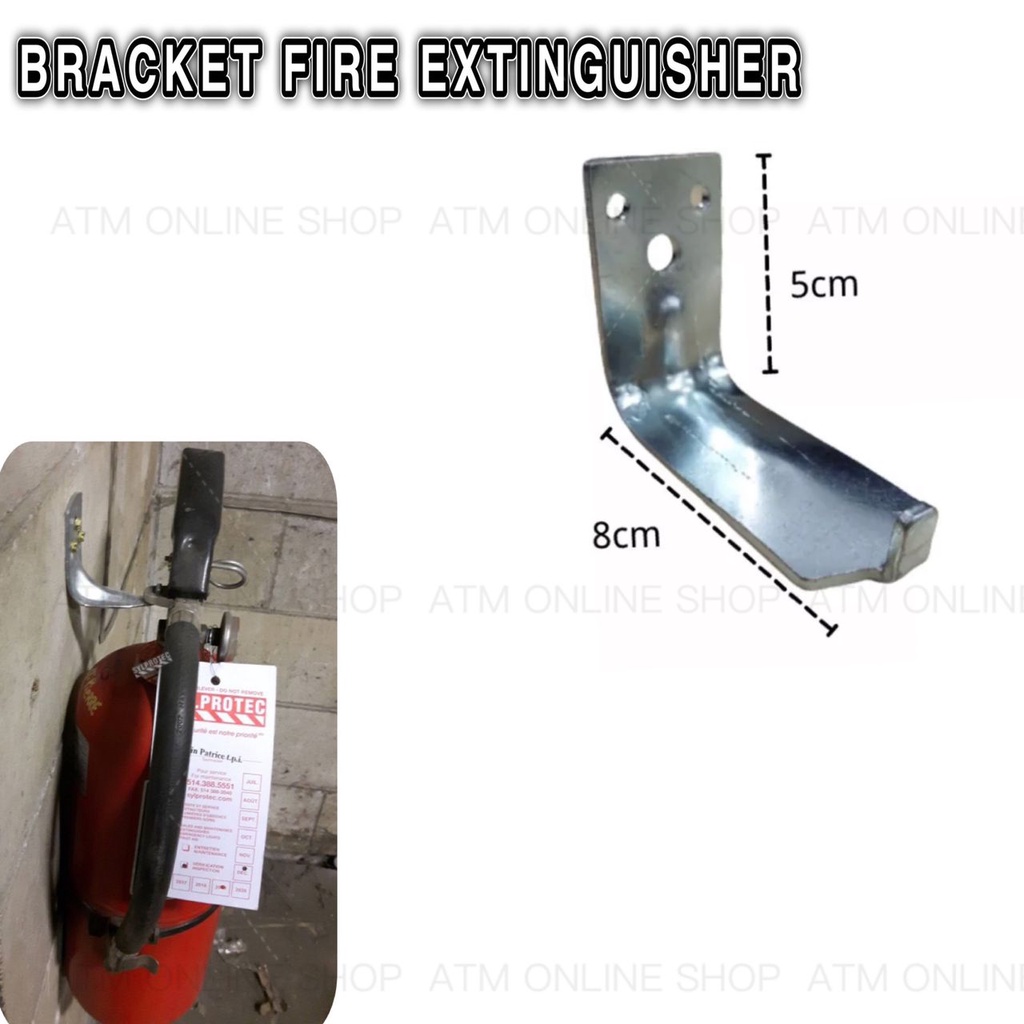 T Rex DIY Fire Extinguisher Hook Bracket / L Bracket / Holder Bracket ...