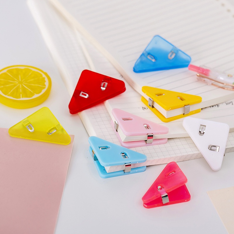 Multifunctional Triangle Clip Creative Right Angle Corner Clip Student ...