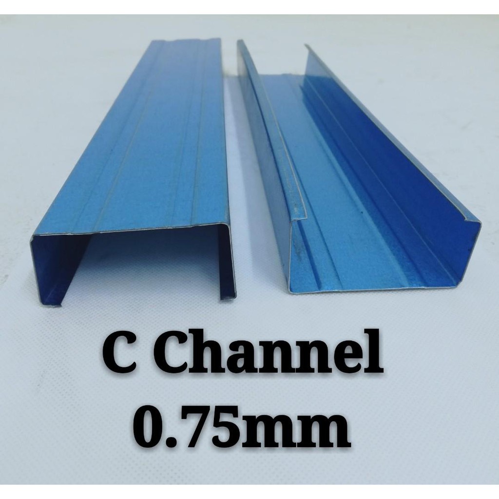 (10PCS) C Channel / C SECTION BLUE | Shopee Malaysia