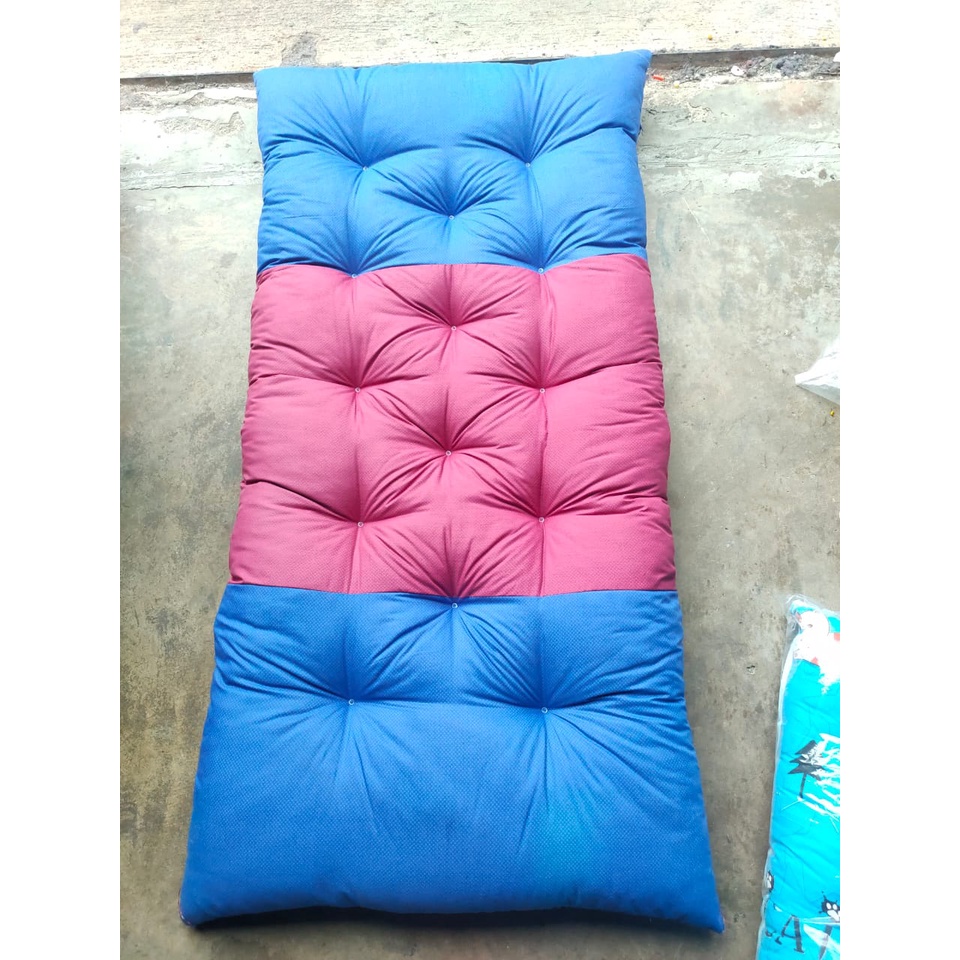 TILAM SINGLE 90CM X 180CM toto tebal/tilam Kekabu Mix/tilam bujang ...