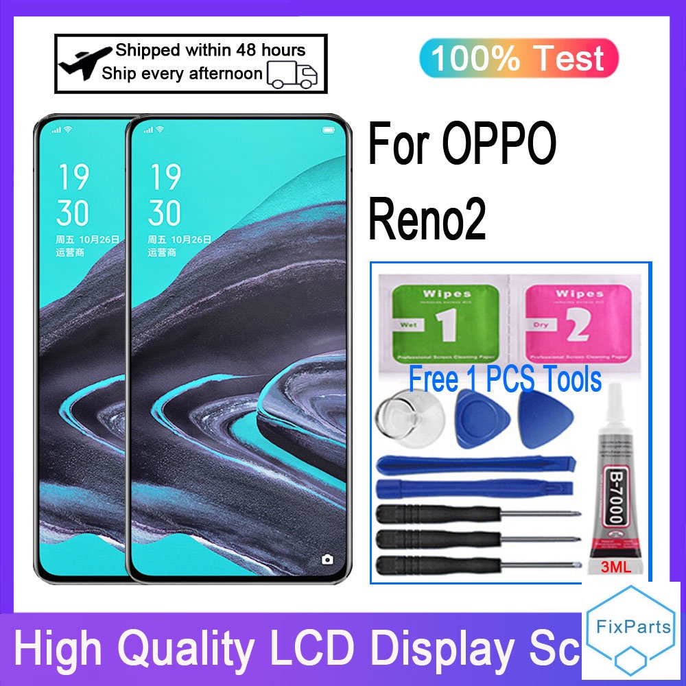 AMOLED For OPPO Reno2 Reno 2 LCD Display Touch Screen Digitizer For ...