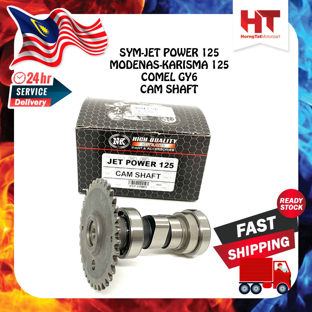 SYM-JET POWER 125 MODENAS-KARISMA 125 COMEL GY6 CAM SHAFT | Shopee Malaysia