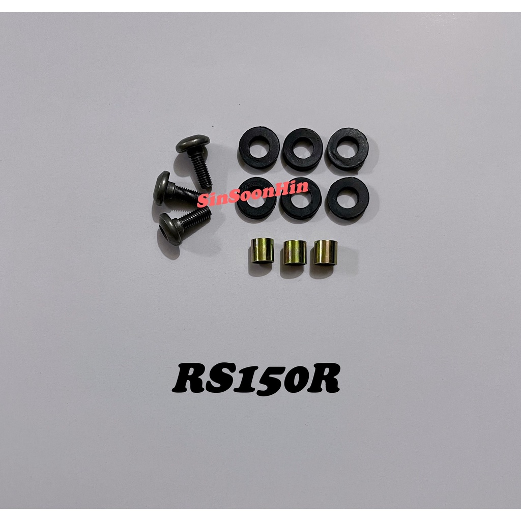 Honda RS150R Silencer Cap Rubber Bush End Muffler Screw #skru getah ...