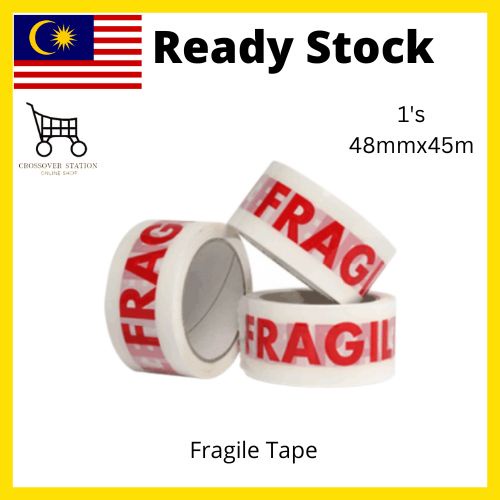 OKADA Fragile Tape 48MM X 45M Fragile Sticker Fragile Tape Fragile ...
