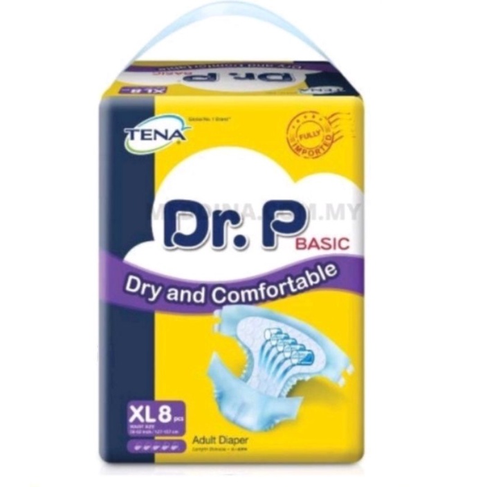 Dr.P Adult Diaper XL side | Shopee Malaysia