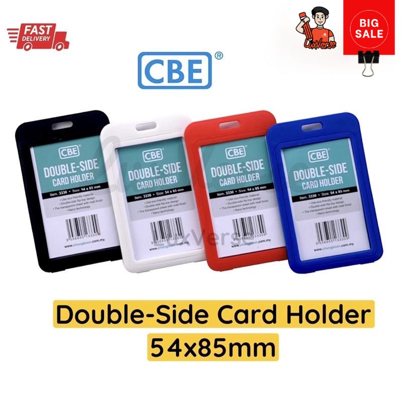 CBE ID CARD HOLDER 3330 (DOUBLE SIDED) 54MM X 85MM 🔥ReadyStock🔥 ...