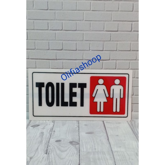Mica TOILET SIGN | Shopee Malaysia