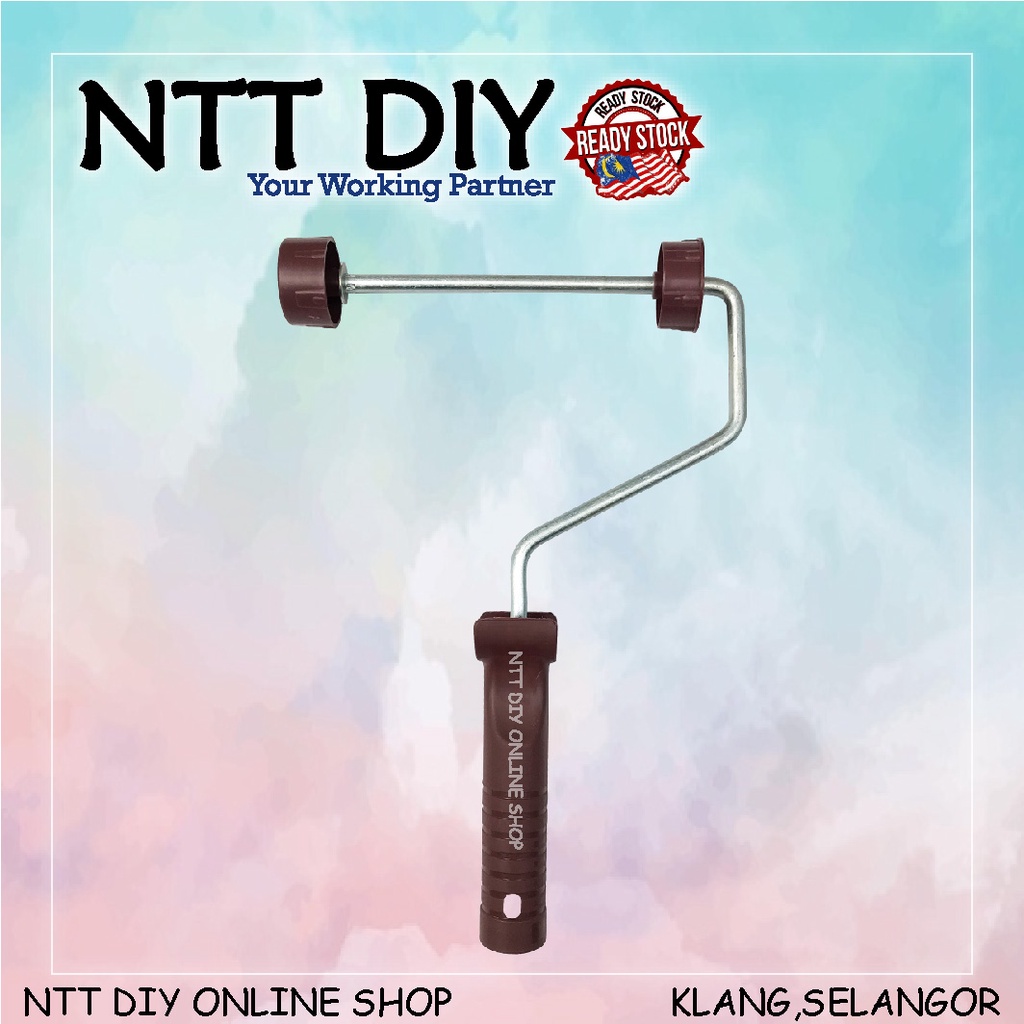NTT DIY 7 Inch Heavy Duty Paint Roller Handle [ Ready Stock ] | Shopee ...