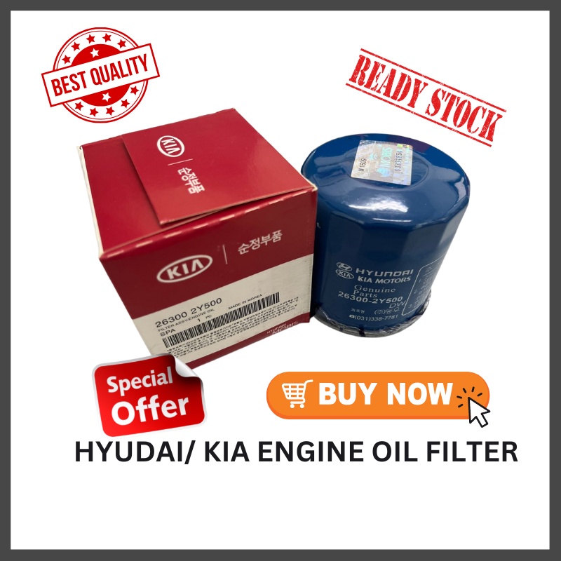 Hyundai Kia Engine Oil Filter Naza Forte i10 i20 i30 Atos Spectra ...