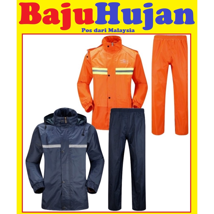 Raincoat Rain Coat Poncho Suit Jacket Fashion Baju Seluar Anti Hujan ...