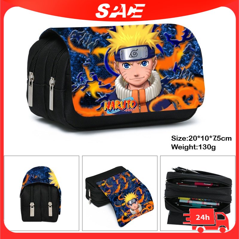 [Ready Stock] Naruto pencil case stationery box school student cartoon ...