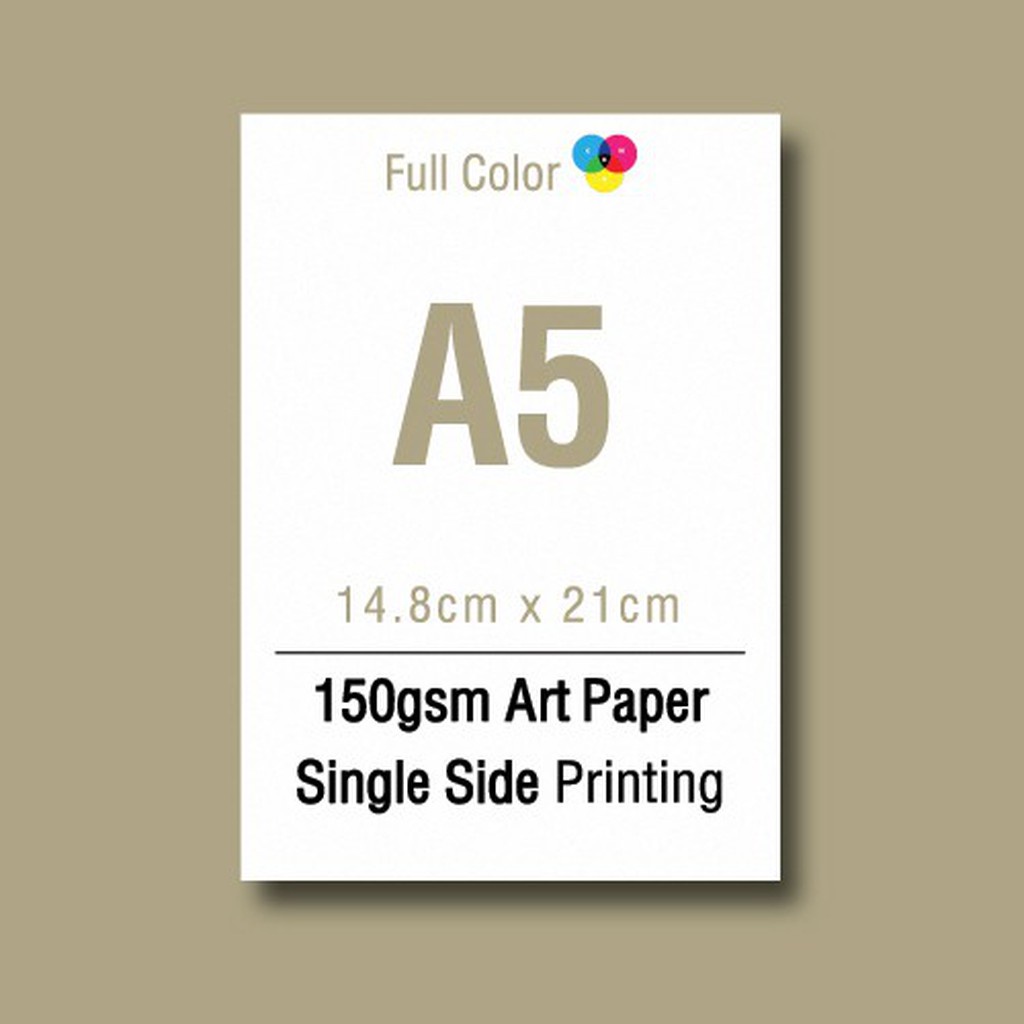 A5 Flyer Leaflet ( 14.8cm x 21cm ) Brochure catalog paper Online ...