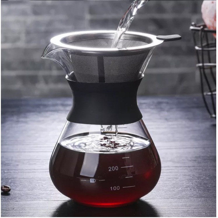 V6 Coffee Dripper Set with Silicon Neck | Shopee Malaysia