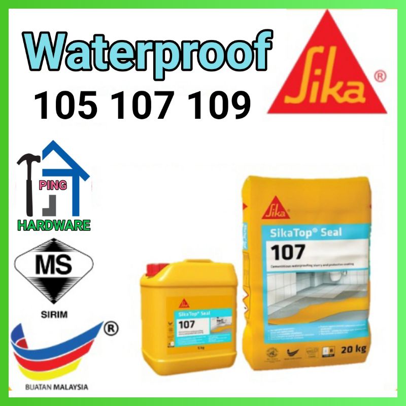 Sika Waterproof 105 / 107 / 109 / 118 (LL) | Shopee Malaysia