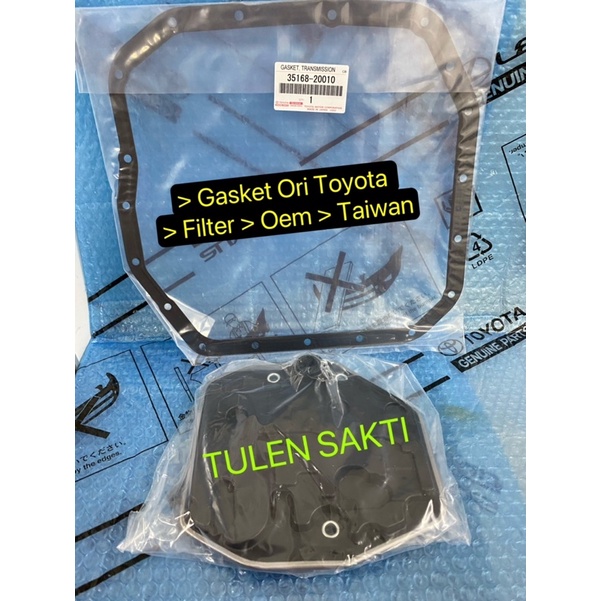 TOYOTA WISH ANE11 2.0 D4 CVT AUTO FILTER (oem) + GASKET (Original) SET ...