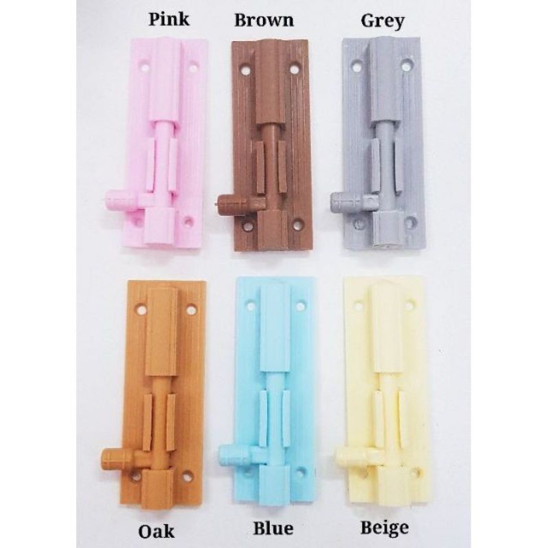 READY STOCK‼️PVC DOOR BOIL LATCH WITH SCREW PLASTIC LATCH SELAK PINTU ...