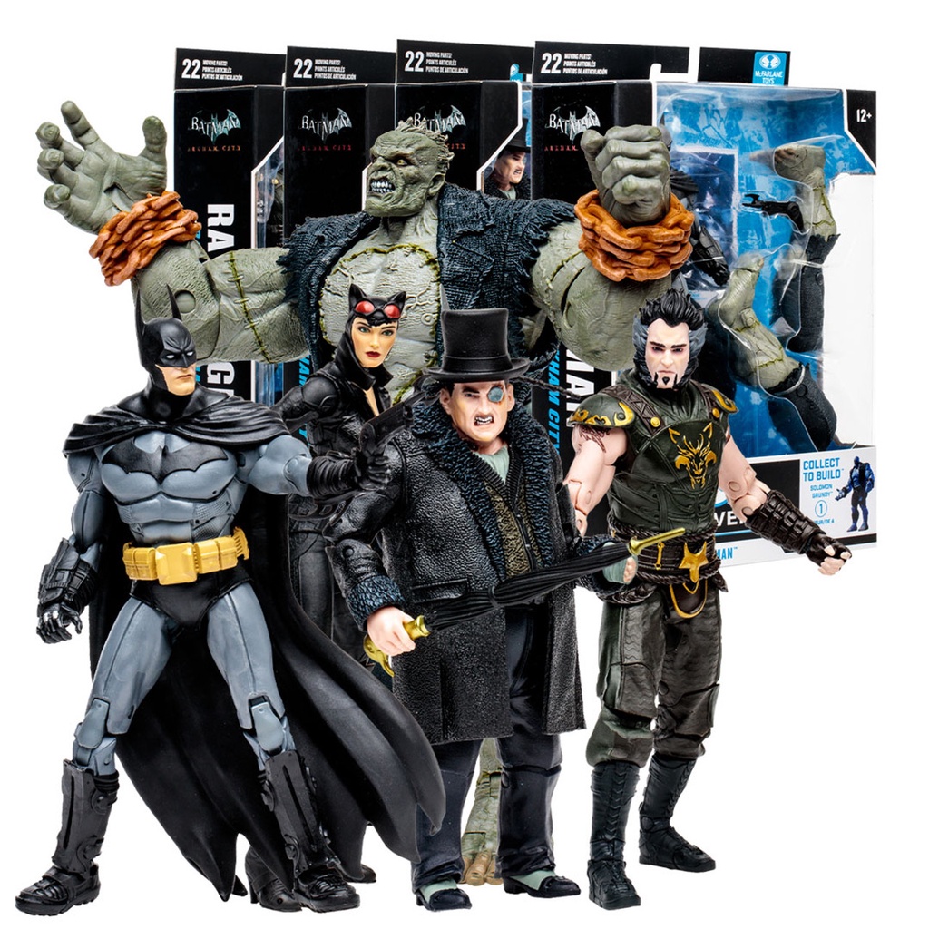 Mcfarlane Toys DC Multiverse Arkham City Batman / Catwoman / The ...