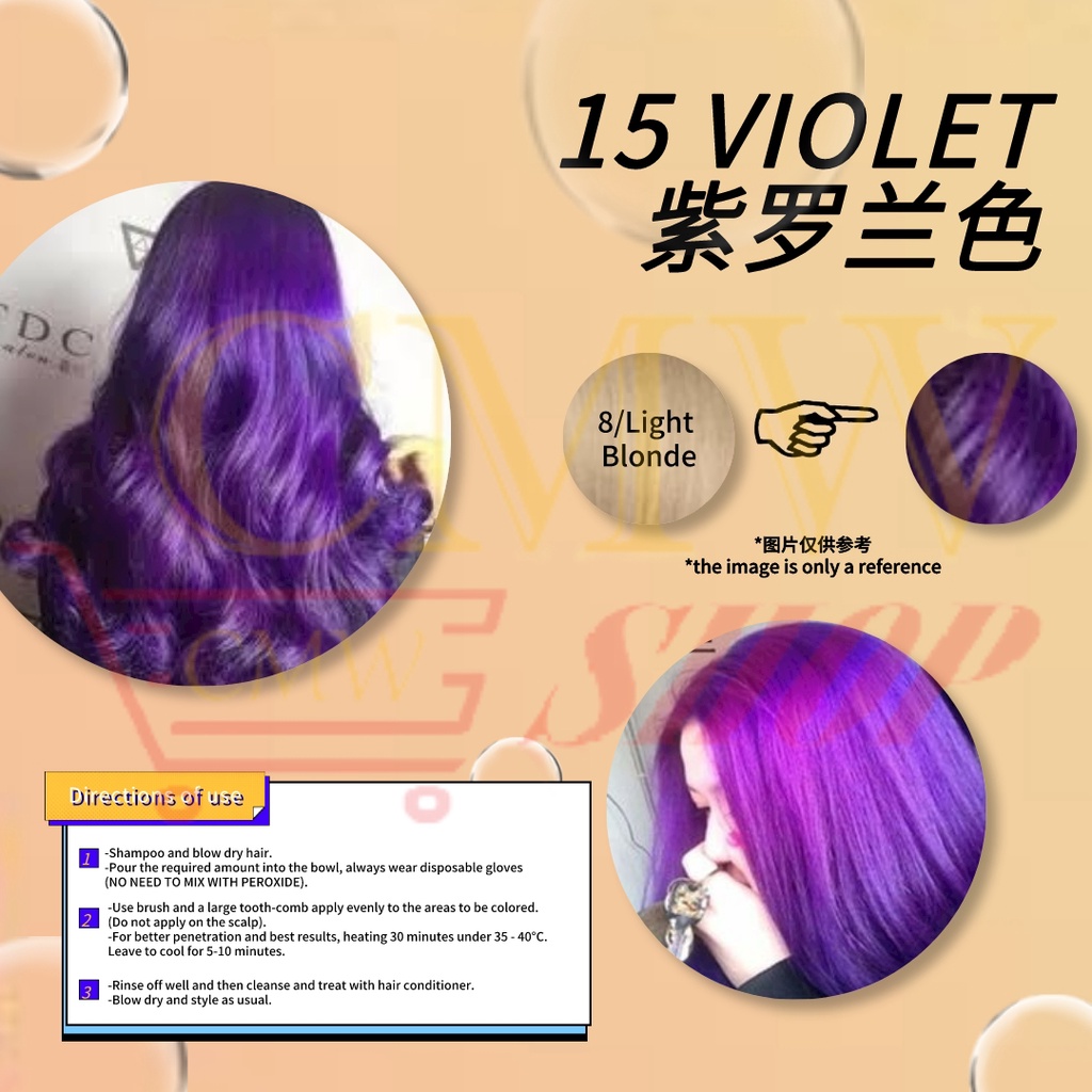 5D Korea 6D Highlight Colour Hair Color Cream Color Wax | Shopee Malaysia