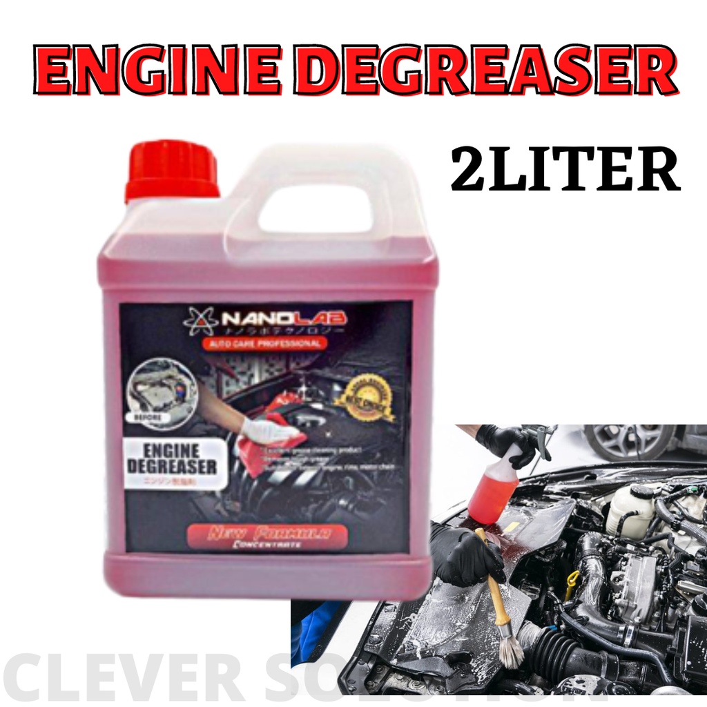 Engine Degreaser 2L Red Chemical Cleaner Remove Grease Rim Cleaner Cuci ...