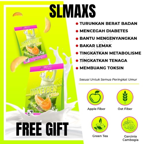 MINUMAN KURUS VIRAL SLMAXS HONEYDEW SLMAX HONEYDEW DETOX FAT BURNER SLIMMING SELAMAT LULUS KKM ...