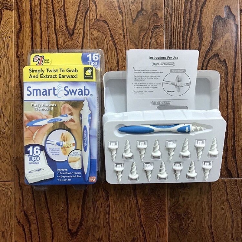 ORIGINAL SMART SWAB pembersih telinga pengorek telinga buang tahi ...