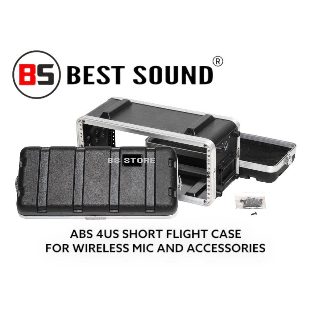 ABS 4U Short Flight Case For Wireless Mic and Accessories | Shopee Malaysia