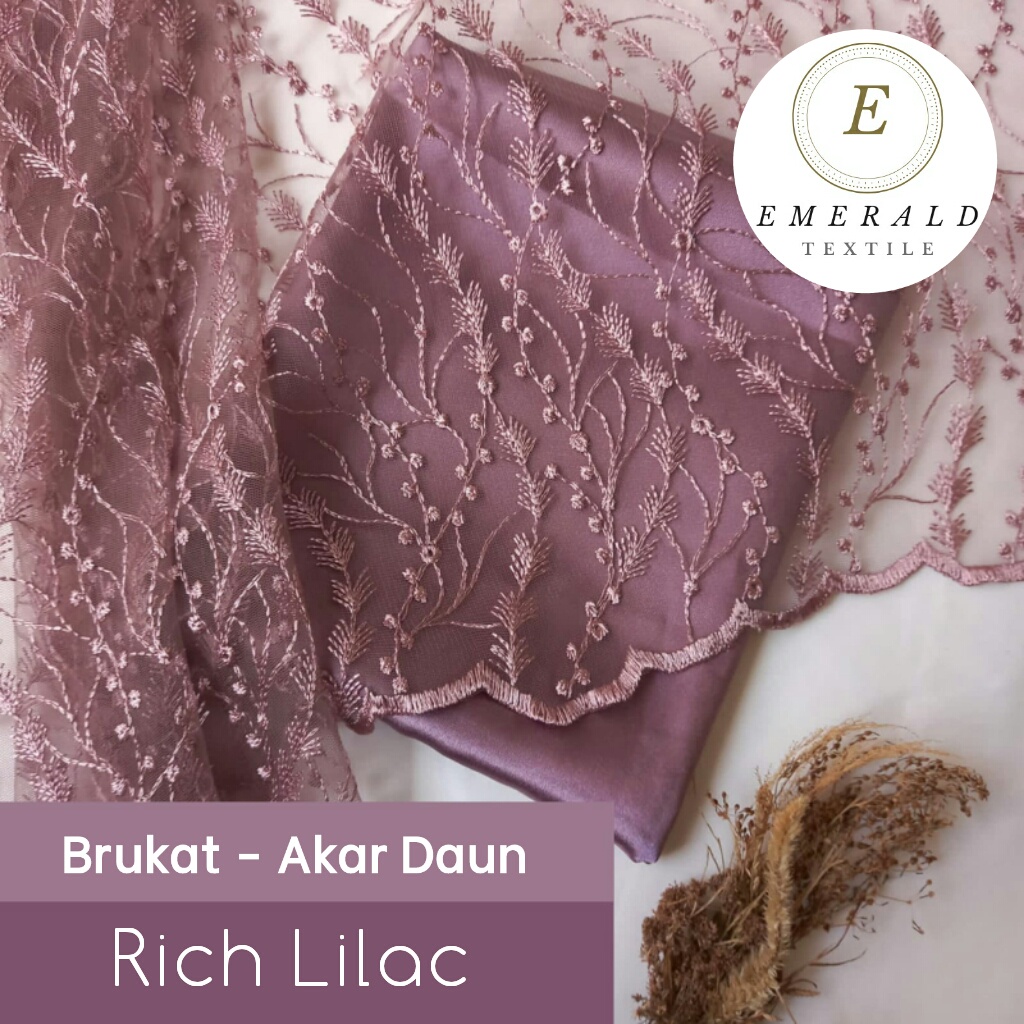 Half A METER OF Premium French Tile Brukat Fabric Kebaya Material with ...