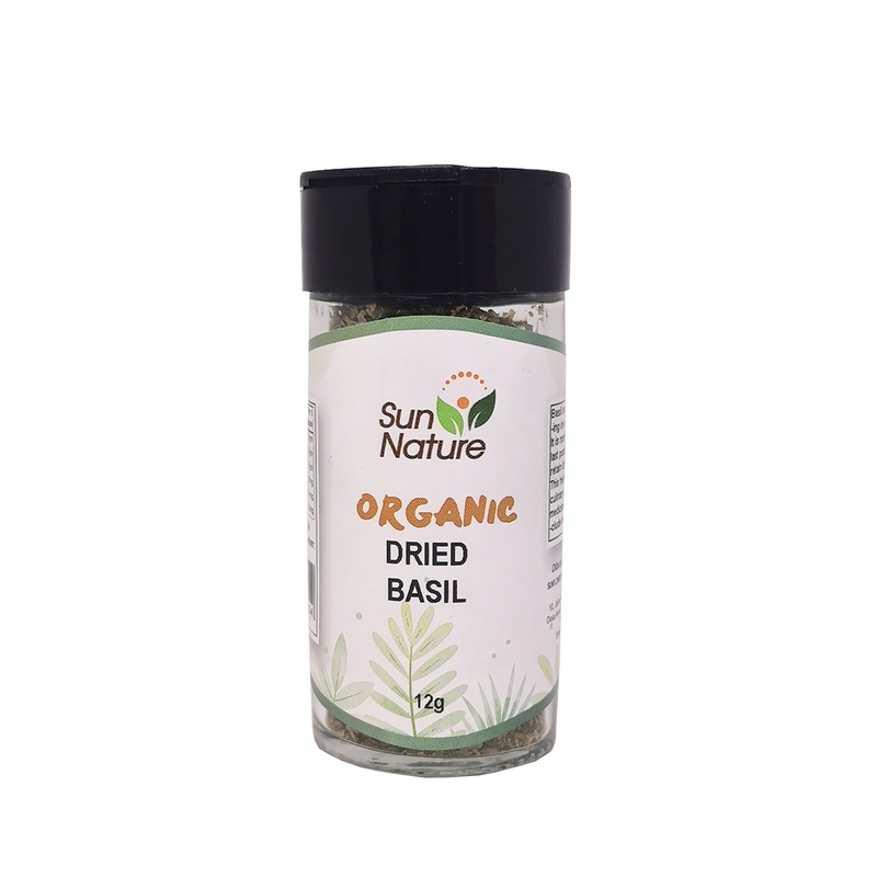 Sun Nature - Organic Dried Basil (Crushed) 12G | Shopee Malaysia