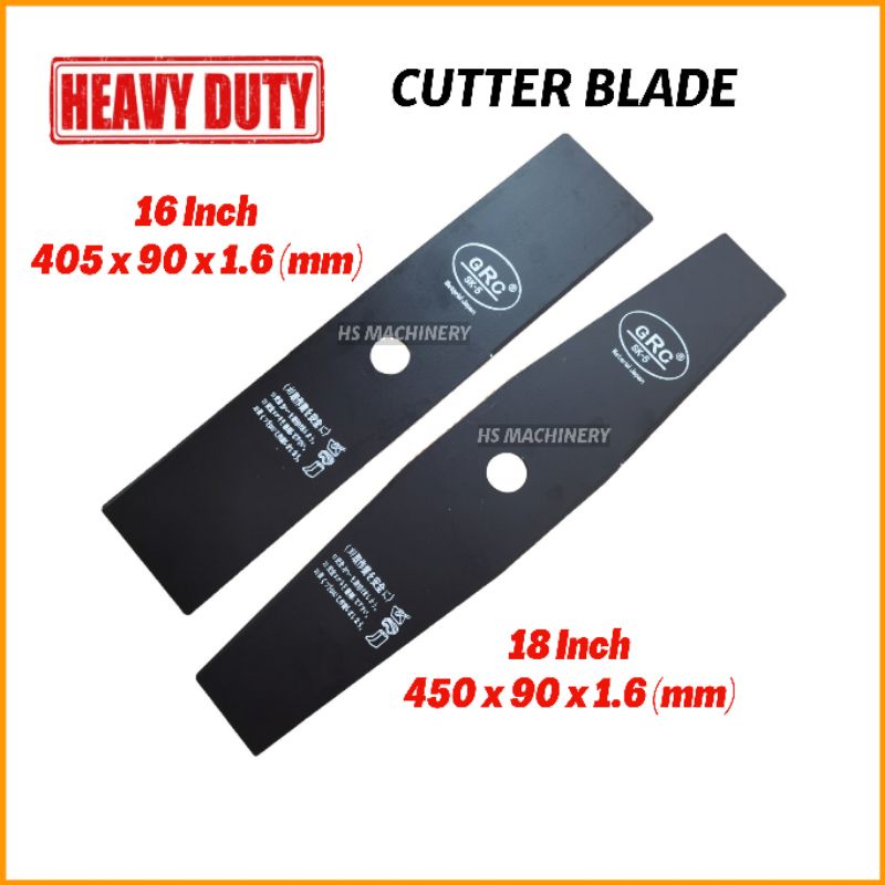 Heavy Duty 16" 18" Mata Pisau Mesin Rumput 16" 18" Cutter Blade for ...