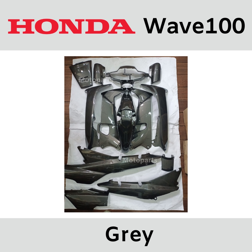 HONDA Wave100 Full Body Cover Set Kit Bodyset Caver Kaver Color Parts ...