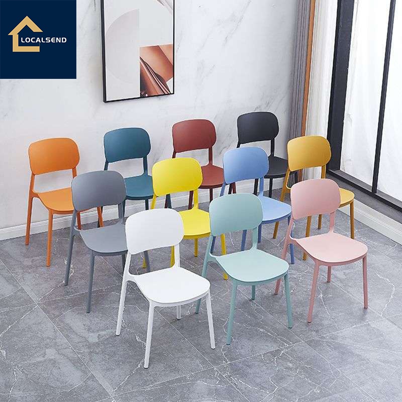 Nordic Candy Chair Plastic Chair Cafe Chair Dining chair study chair ...