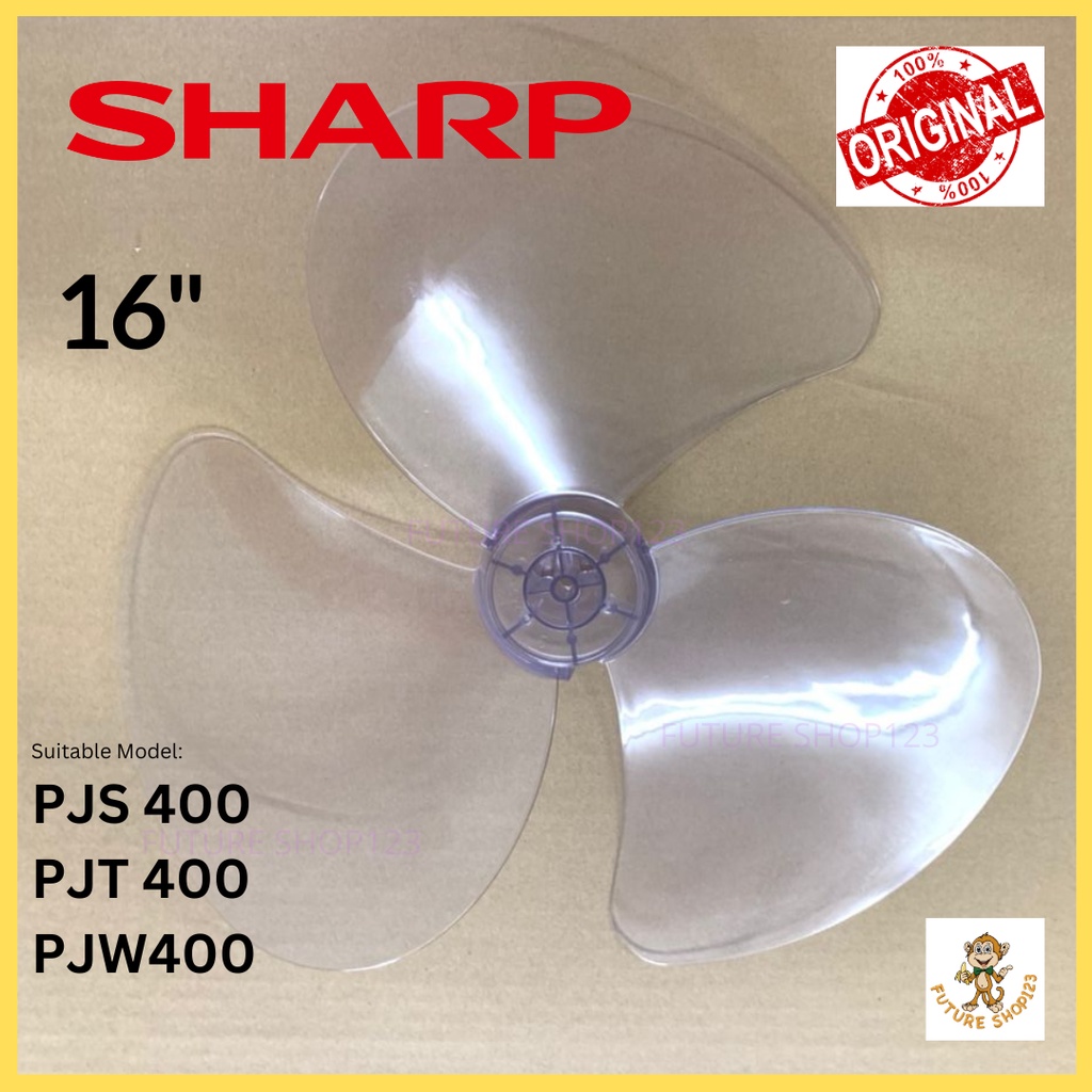 Original For Sharp Stand Fan / Table Fan / Wall Fan (16" Fan Blade ...